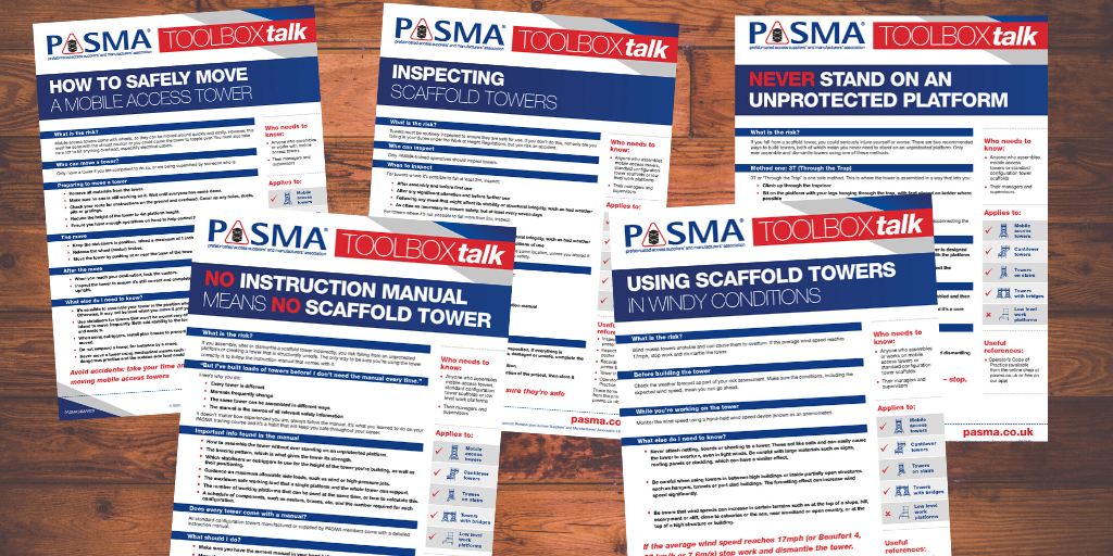 PASMA Toolbox Talks - PASMA
