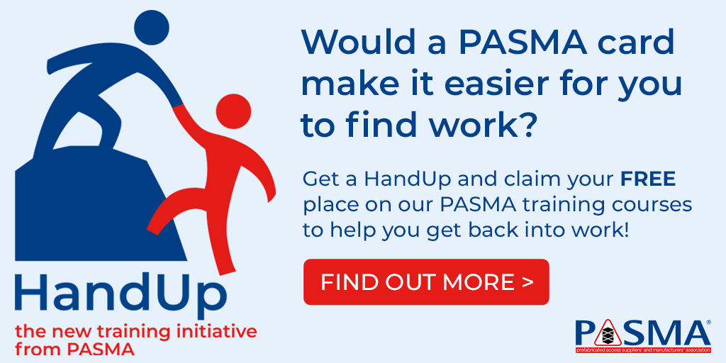 HandUp - free PASMA training - PASMA