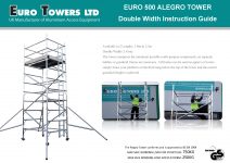 Scaffold Tower Instruction Manuals - PASMA