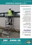 Scaffold Tower Instruction Manuals - PASMA